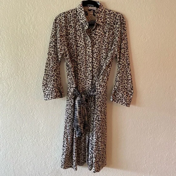 Gretchen Scott Designs | Dresses | Gretchen Scott Leopard Print Wrap ...